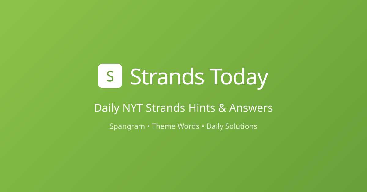 NYT Strands Archive - Play Previous Strands Puzzles Free | Past Games ...
